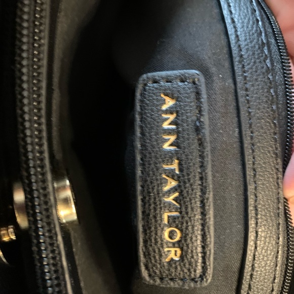 Ann Taylor | Bags | Ann Taylor Black Shoulderbag Purse | Poshmark